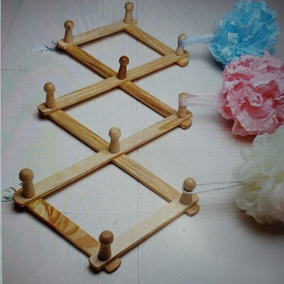 Storage & Organization | 1peg Wooden Accordion Wall Rack | Poshmark